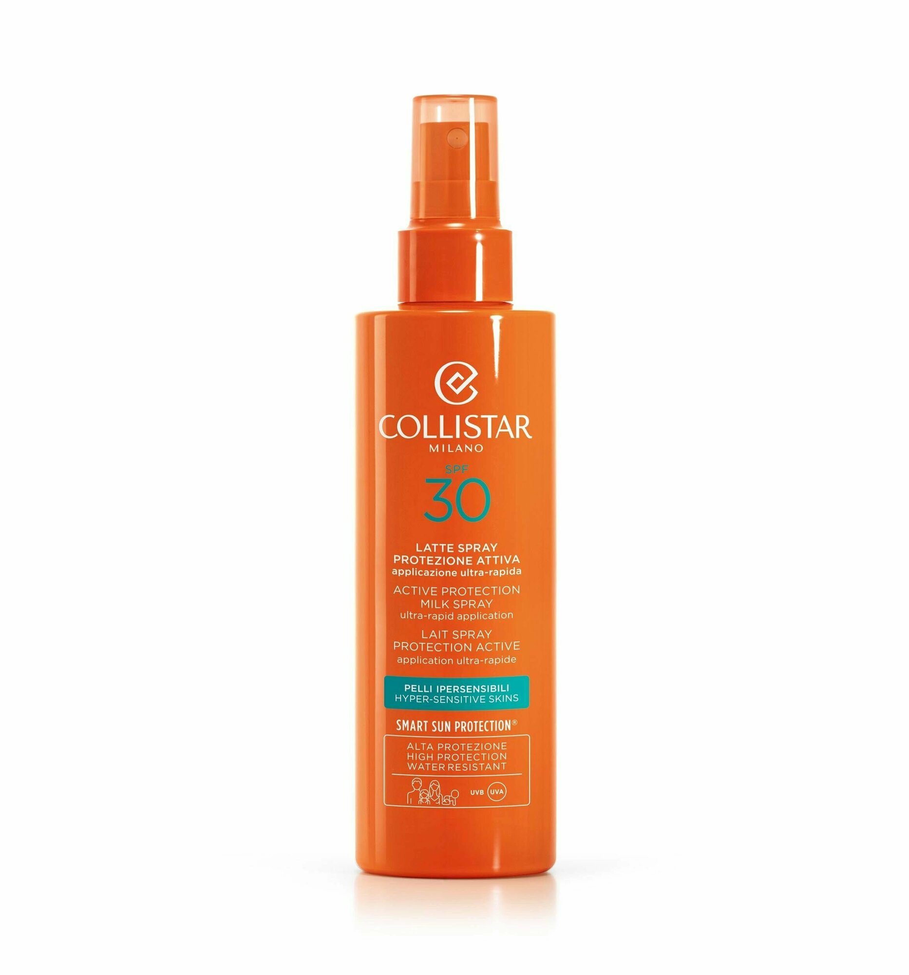 Collistar - Молочко-спрей для гиперчувствительной кожи, Active Protection Milk Spray Hyper-Sensitive Skins SPF30, 200 мл