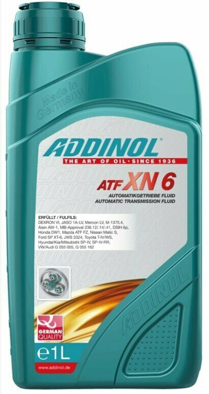 Трансмиссионное масло Addinol ATF XN 6 1 л.