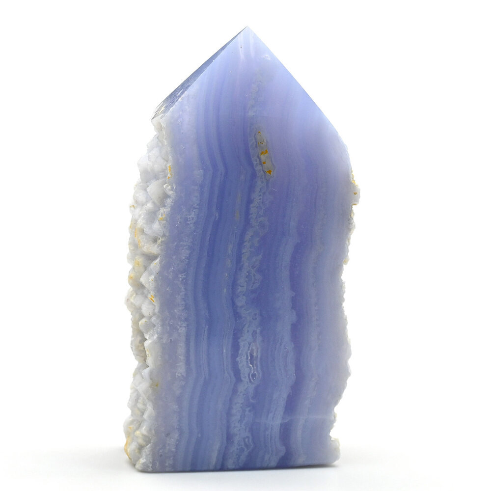 Кристалл сапфирина (агат голубой) 40*15*82мм, 96г. .