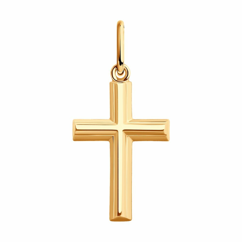 Подвеска, красное золото, 585 проба