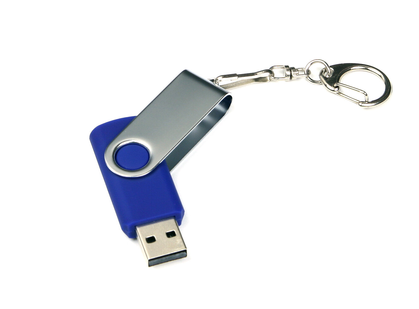 Флешка для нанесения Квебек (512 МБ / MB USB 2.0 Темно - синий/Dark Blue 030 Flash drive недорого брелок для записи оригинального каталога фотографий)