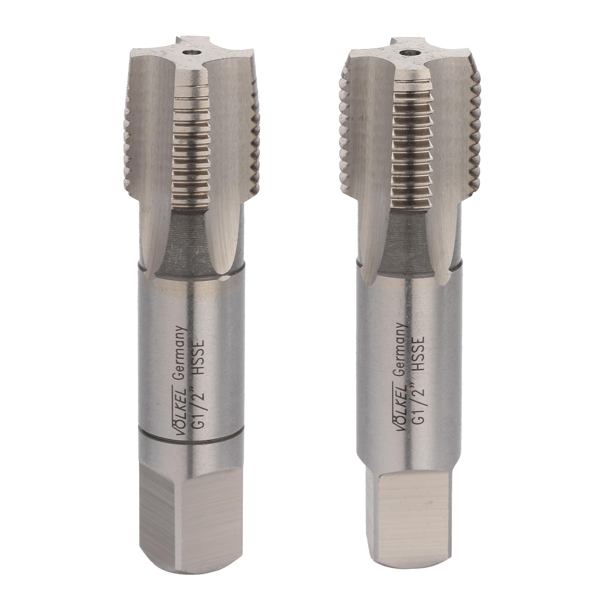 Набор метчиков 2шт Volkel HSSE DIN5157 трубная резьба G 1/2"-14 55318