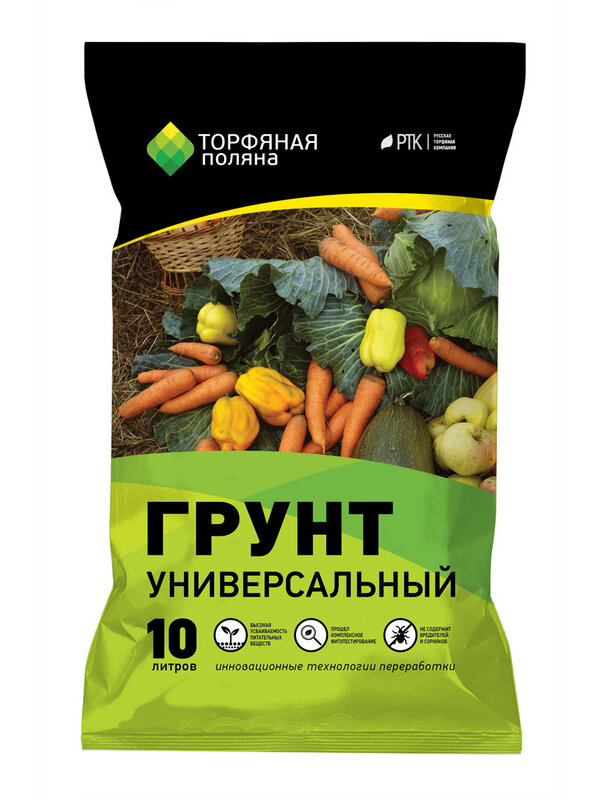 Грунт универсальный Торфяная поляна (10 л)