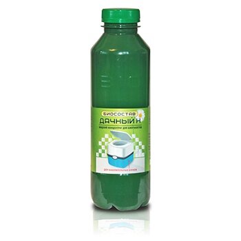 Биосостав Дачный-Н Жидкость для накопительных баков и биотуалетов 1 л