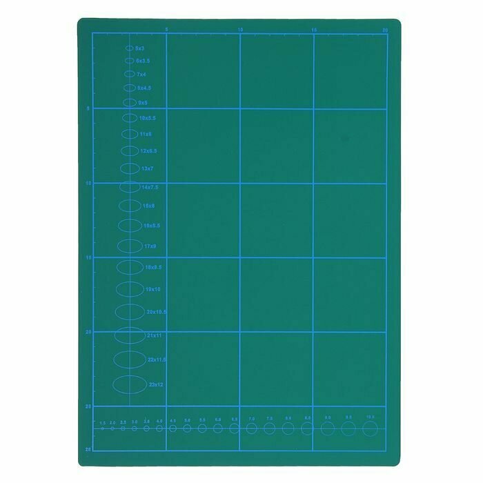 Коврик для рукоделия самовосстанавливающийся, двусторонний, 28 х 43 см