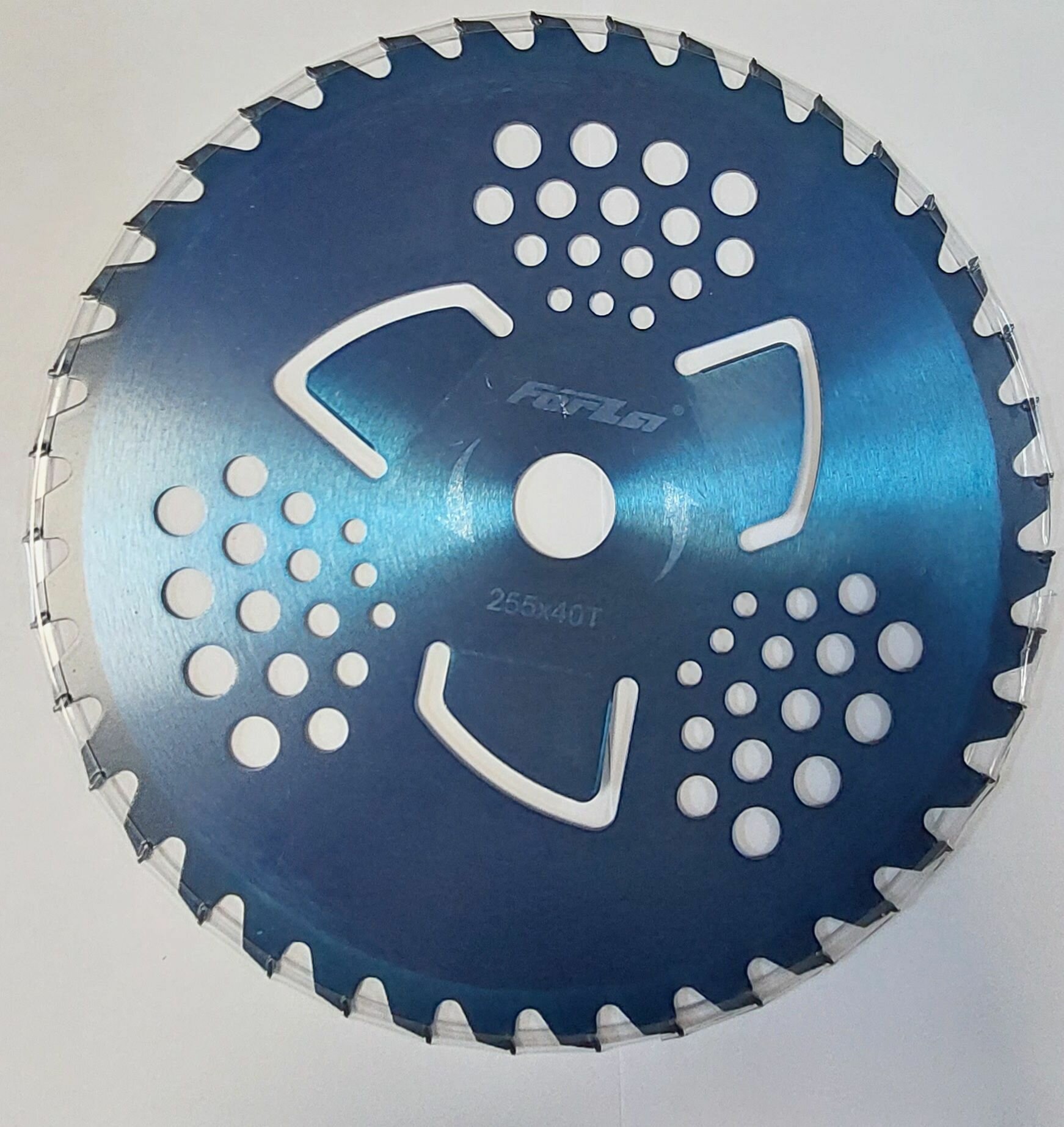 Нож для триммера FORZA 255*25,4* 40 зубый 1,3мм (с тремя отрезными лепестками)