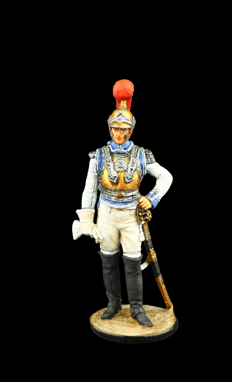 Оловянный солдатик SDS: Офицер первого карабинерного полка, Франция, 1810-15 гг.