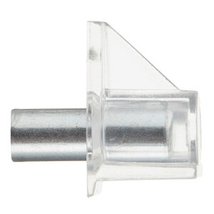 Стеклодержатель Г-образный d5 мм прозрачный (30 шт.)