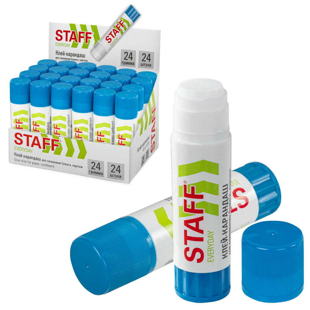 Клей-карандаш STAFF "EVERYDAY" 24 г 226617 1 шт