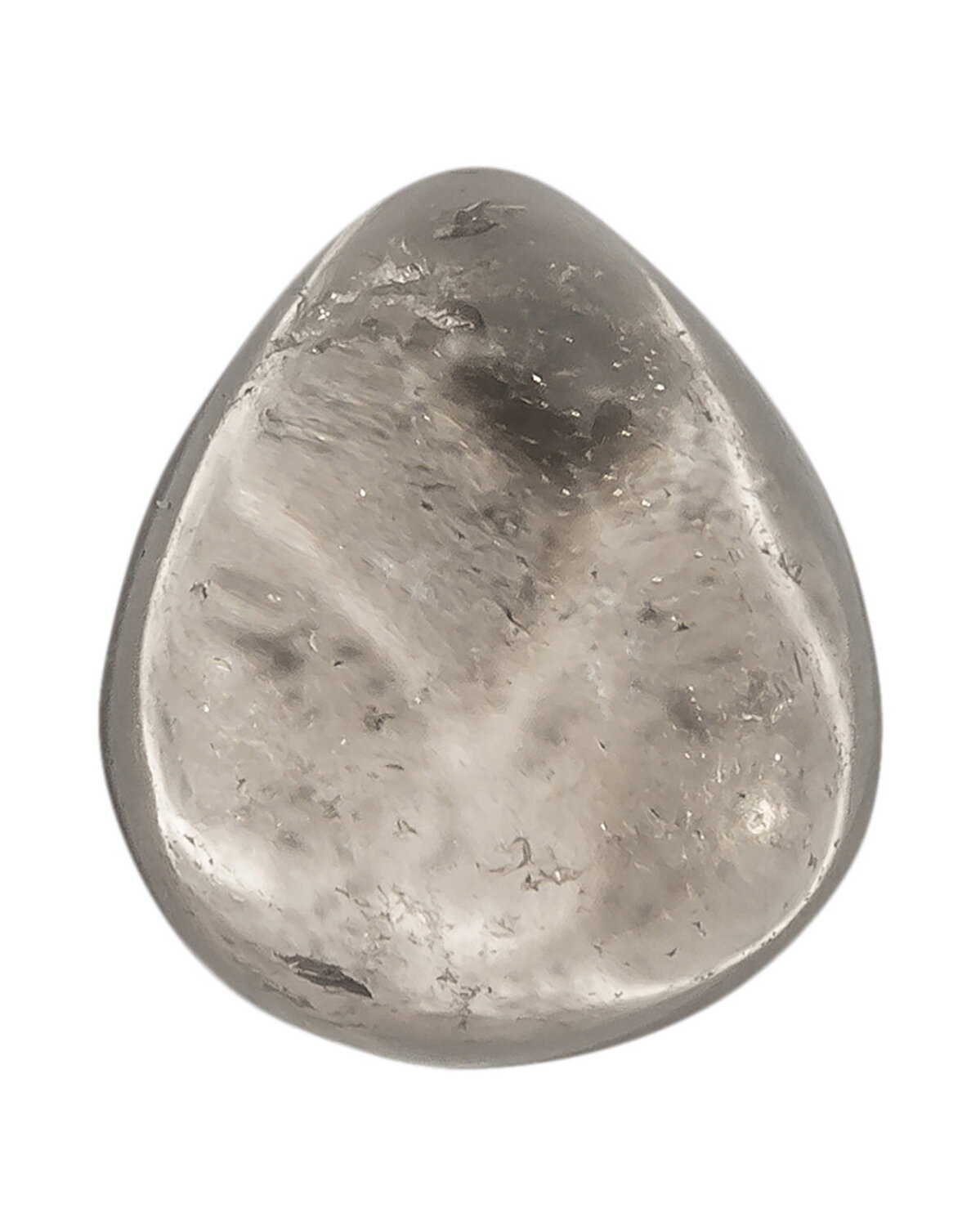 Кабошон дымчатый кварц 20х17х10 мм.