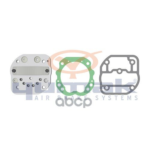 Р/к компрессора!(мк) для 411 072 плита с клапаном, 2прокладки MAN D2530-2848 Yumak арт. RK01013