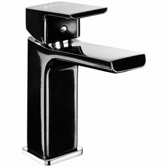 Смеситель для раковины E.c.a E. С. A 103508989EX Tiera 121 без донного клапана черный хром