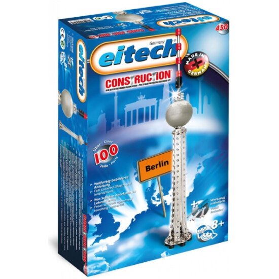 Конструктор металлический Eitech 00450 Берлинская телебашня 100 деталей