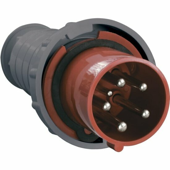 Вилка электрическая кабельная Iek 63А 3P+PE+N 380В IP54 ССИ-035, PSR02-063-5