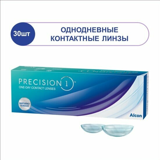 Контактные линзы Alcon PRECISION 1- DAY 30 шт (8.3/14,2/-08.50)