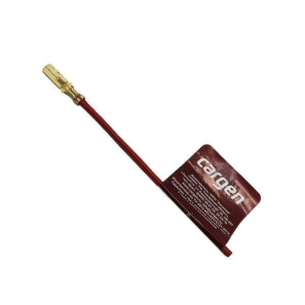 Контакт штыревой серии 6.3 (с фиксацией), обжатый с проводрм сечением 4,0 мм CARGEN