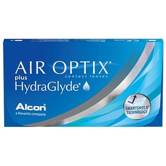 Контактные линзы Alcon AirOptix PLUS HydraGlyde(6 шт /-10.00 / 8.6 / 14.2)