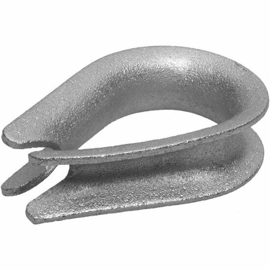 Коуш Зубр DIN 6899, 4мм, 75 шт, оцинкованный, 4-304495-04