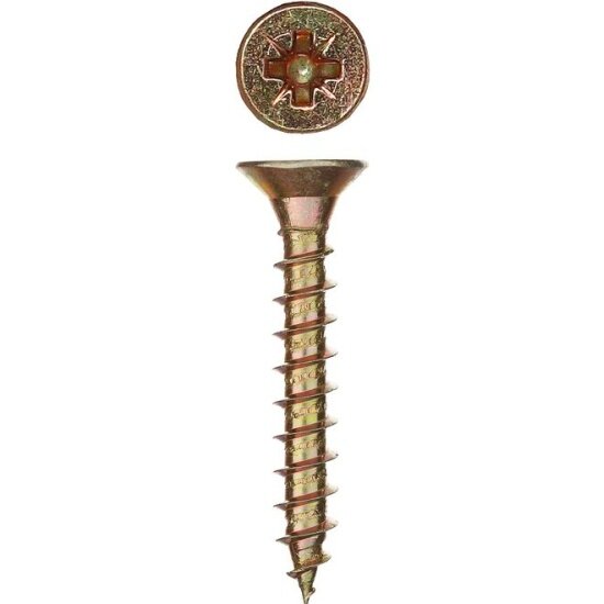 Саморезы СУ-Ж универсальные Зубр 25 х 3.0 мм, 70 шт, желтый цинк, 300396-30-025