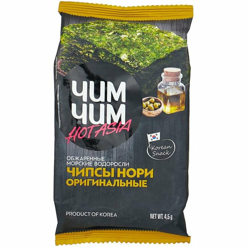 Чипсы нори без добавок ЧИМ ЧИМ, 4.5 г