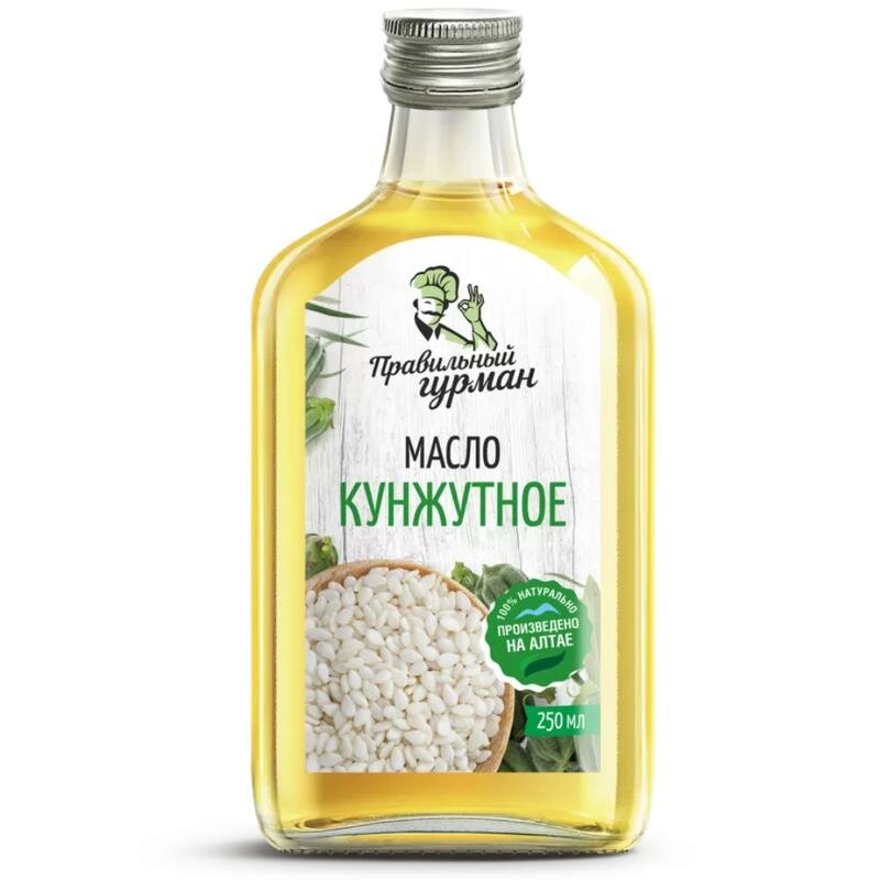 Кунжутное масло "Правильный гурман", 250 мл