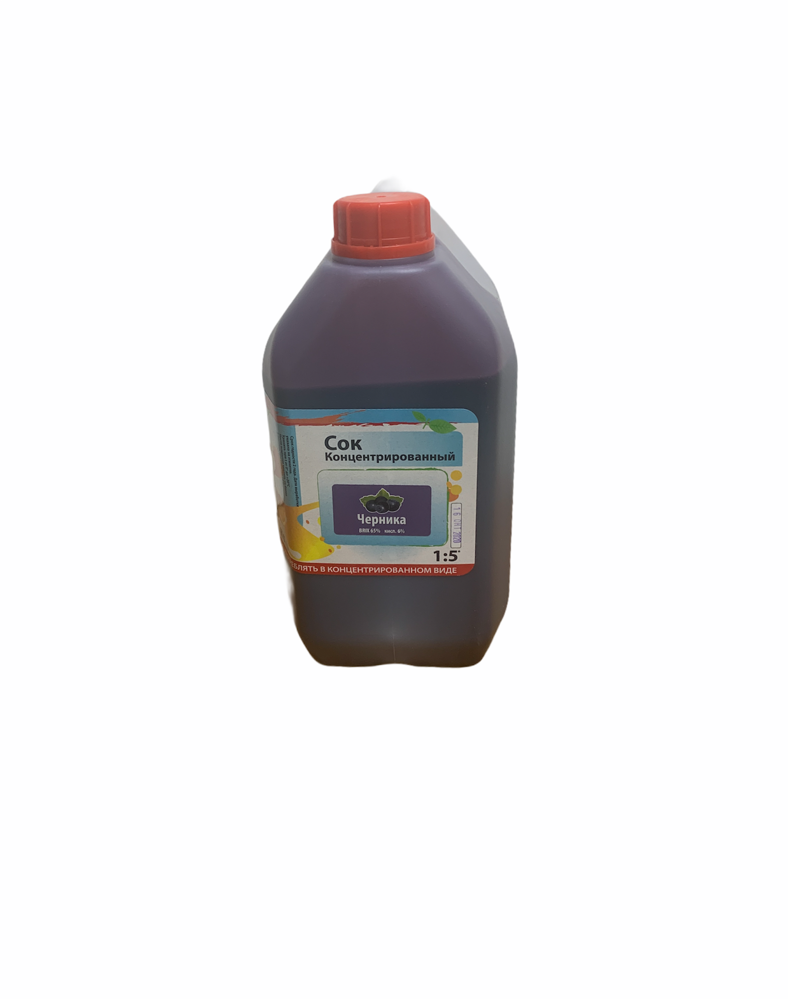 Концентрированный сок Черника, канистра 5 кг
