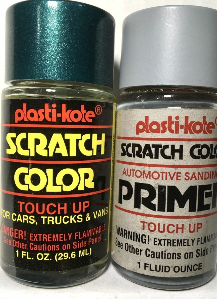 G95P, G95P-4 Краска для Acura (Акура) CLOVER GREEN Зелёный Перламутровый металлик + Грунт Серый - набор 30+30 мл Эмаль автомобильная для сколов