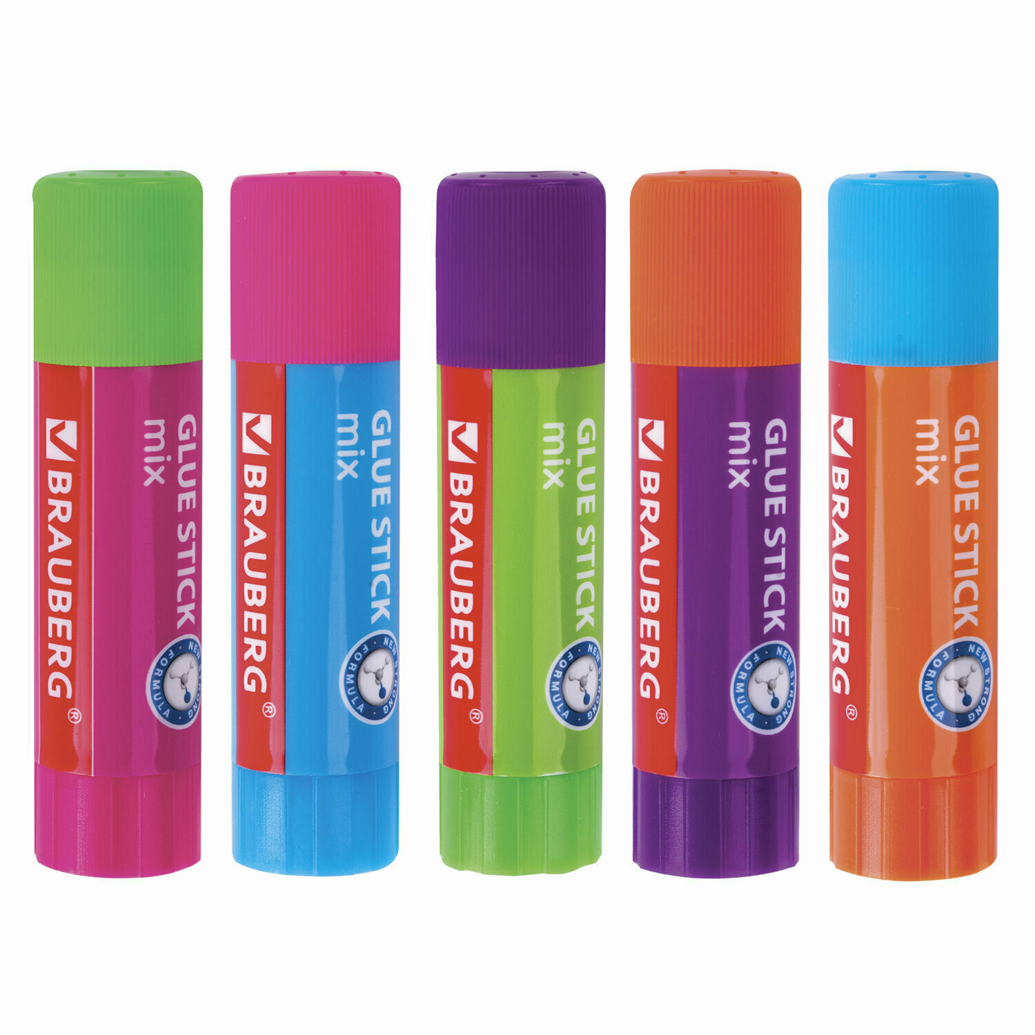 Клей-карандаш Brauberg Mix, 15 г, PVP основа