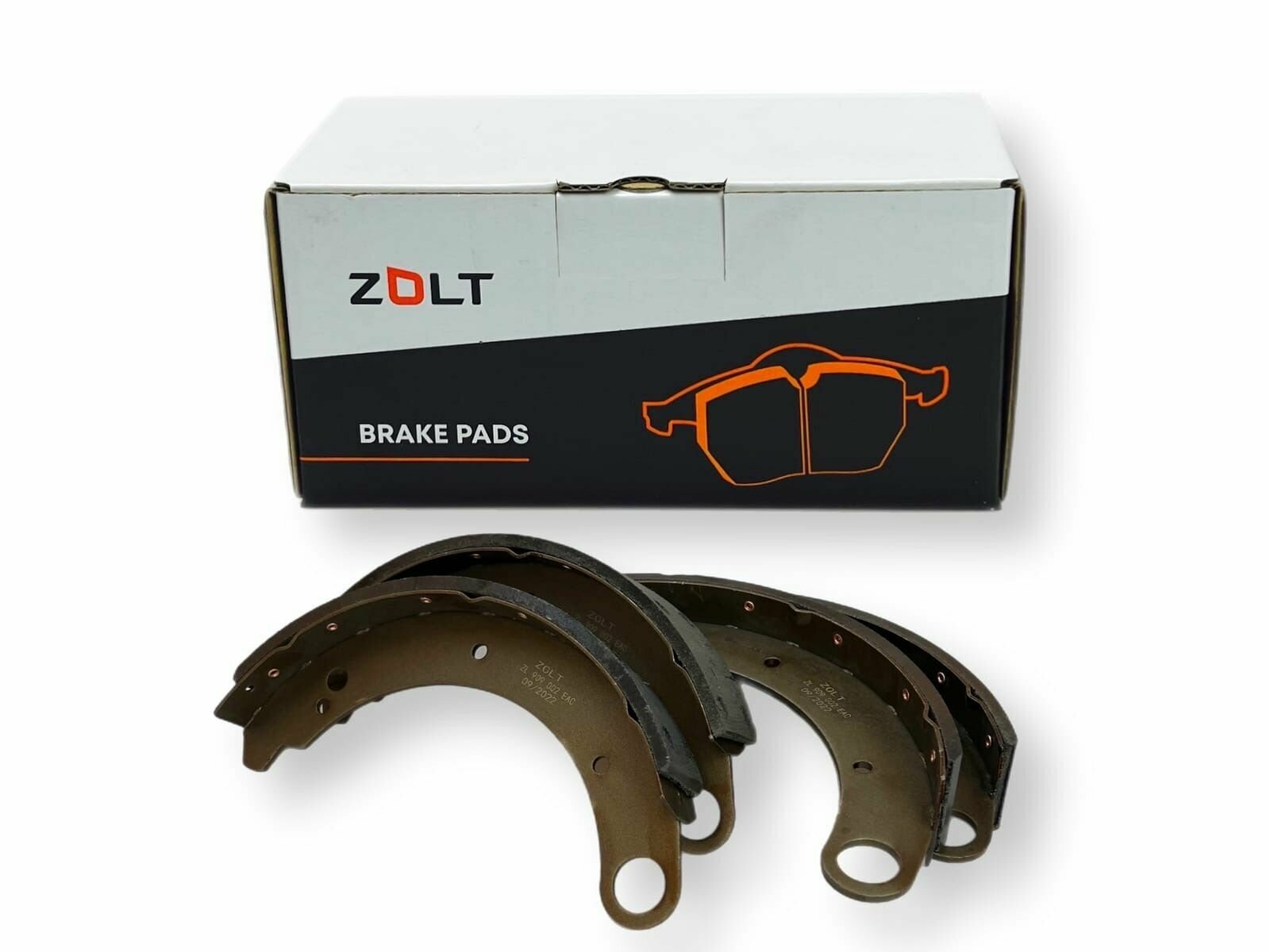Колодка тормозная задняя УАЗ 469,3151,3160 (к-кт 4шт ) ZOLT арт. ZL 909 002