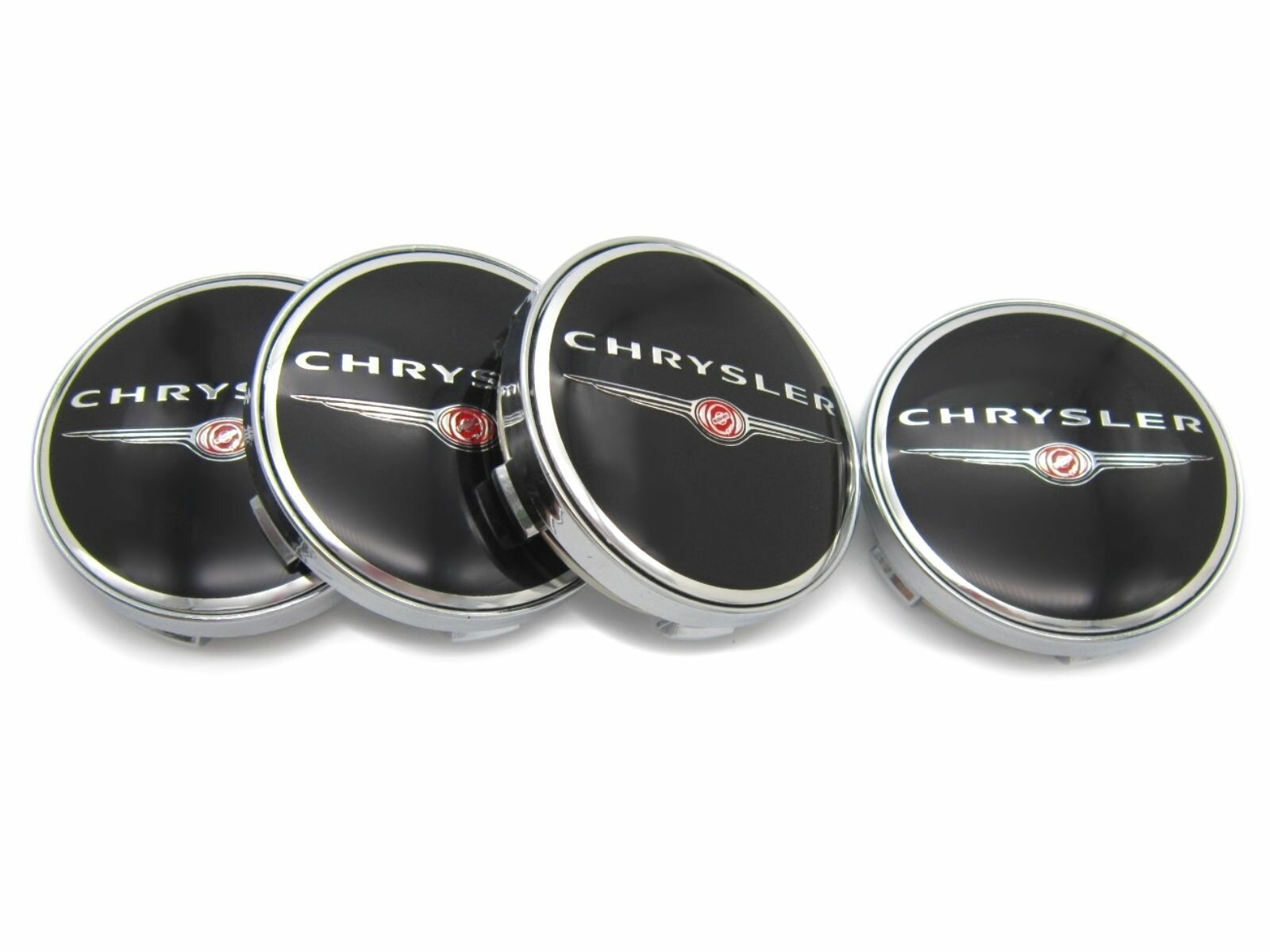 Колпачки, заглушки на литые диски Chrysler new 60/56 мм, комплект 4 шт.