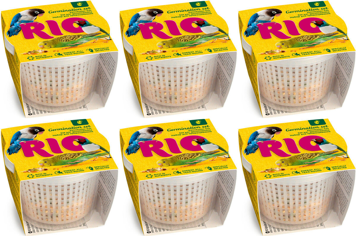 RIO Набор для проращивания для всех видов птиц 25г, 6 шт.