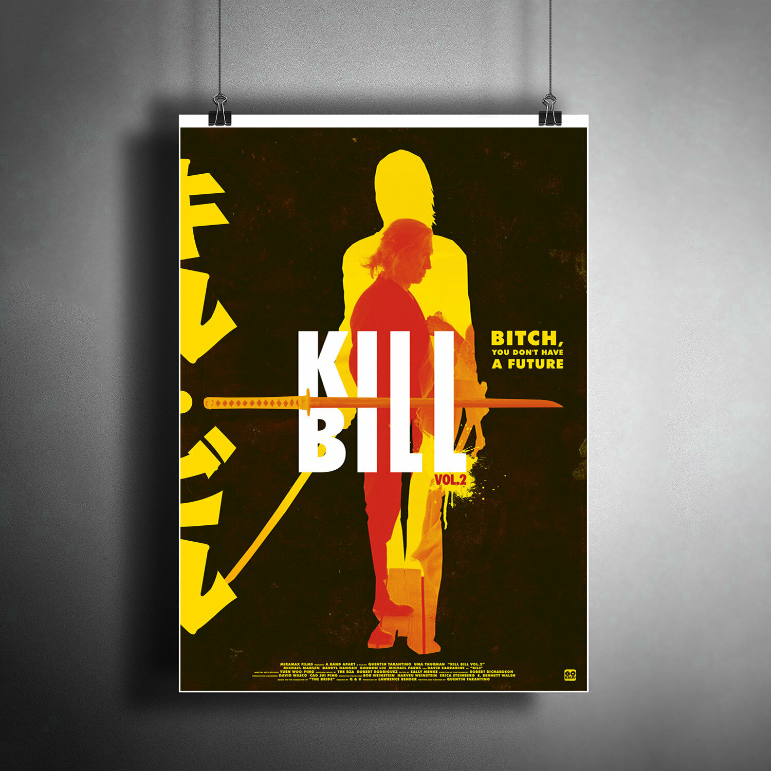 Постер для интерьера: Тарантино "Убить Билла" /A3 (297x420)