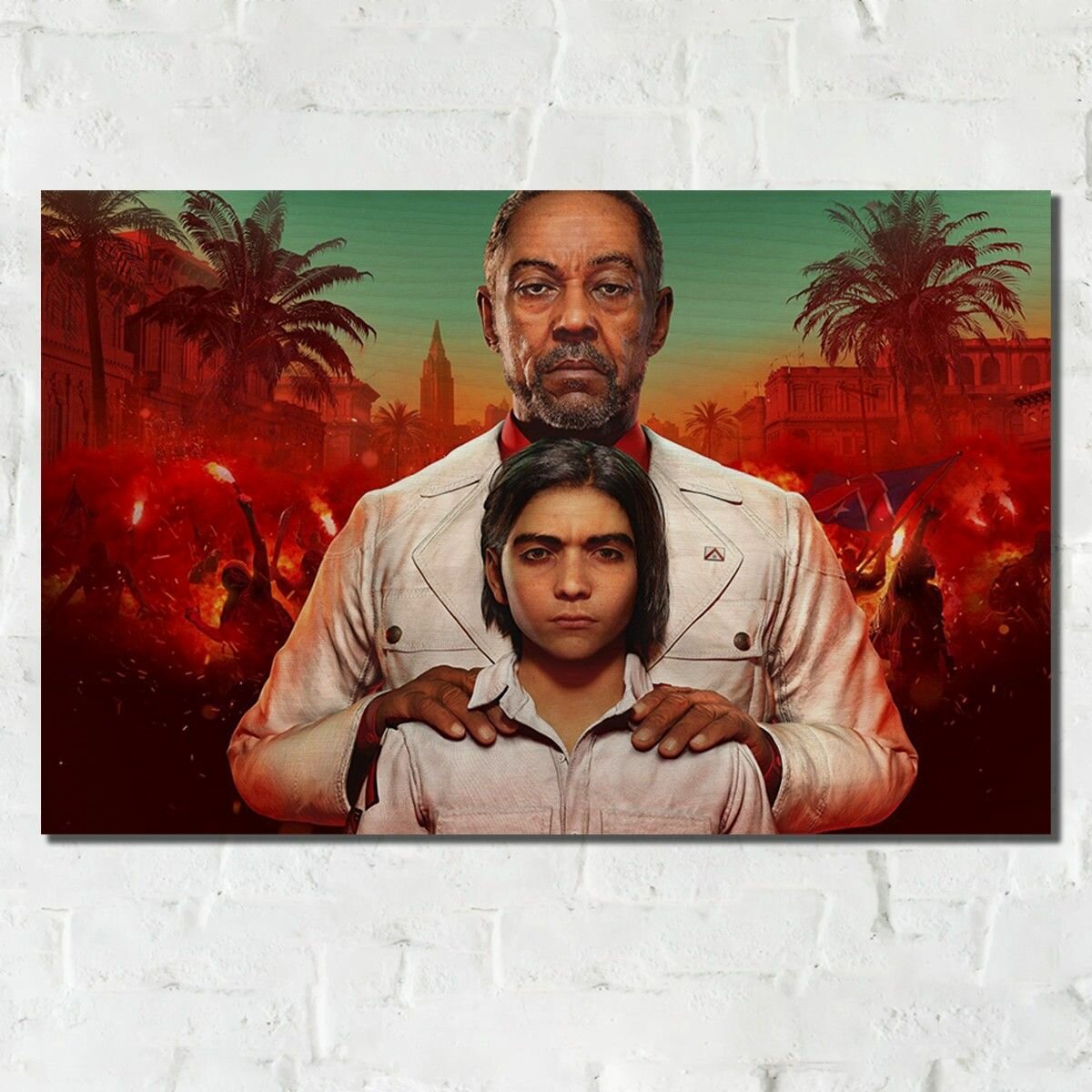 Картина интерьерная на дереве Far Cry 6 Злодей, Индюк, Шутер, Во все тяжкие - 14324