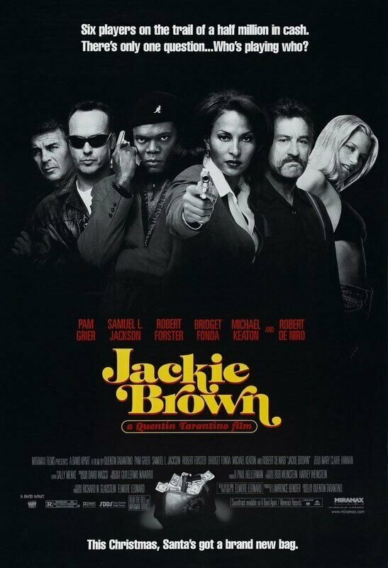 Плакат, постер Джеки Браун (Jackie Brown), Квентин Тарантино на бумаге, размер 30х42см