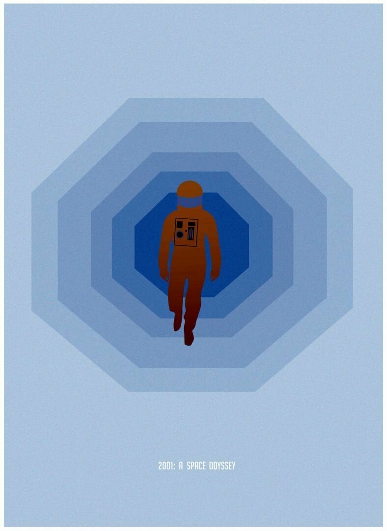 Плакат, постер Космическая одиссея 2001/a space odyssey на бумаге, размер 21х30см