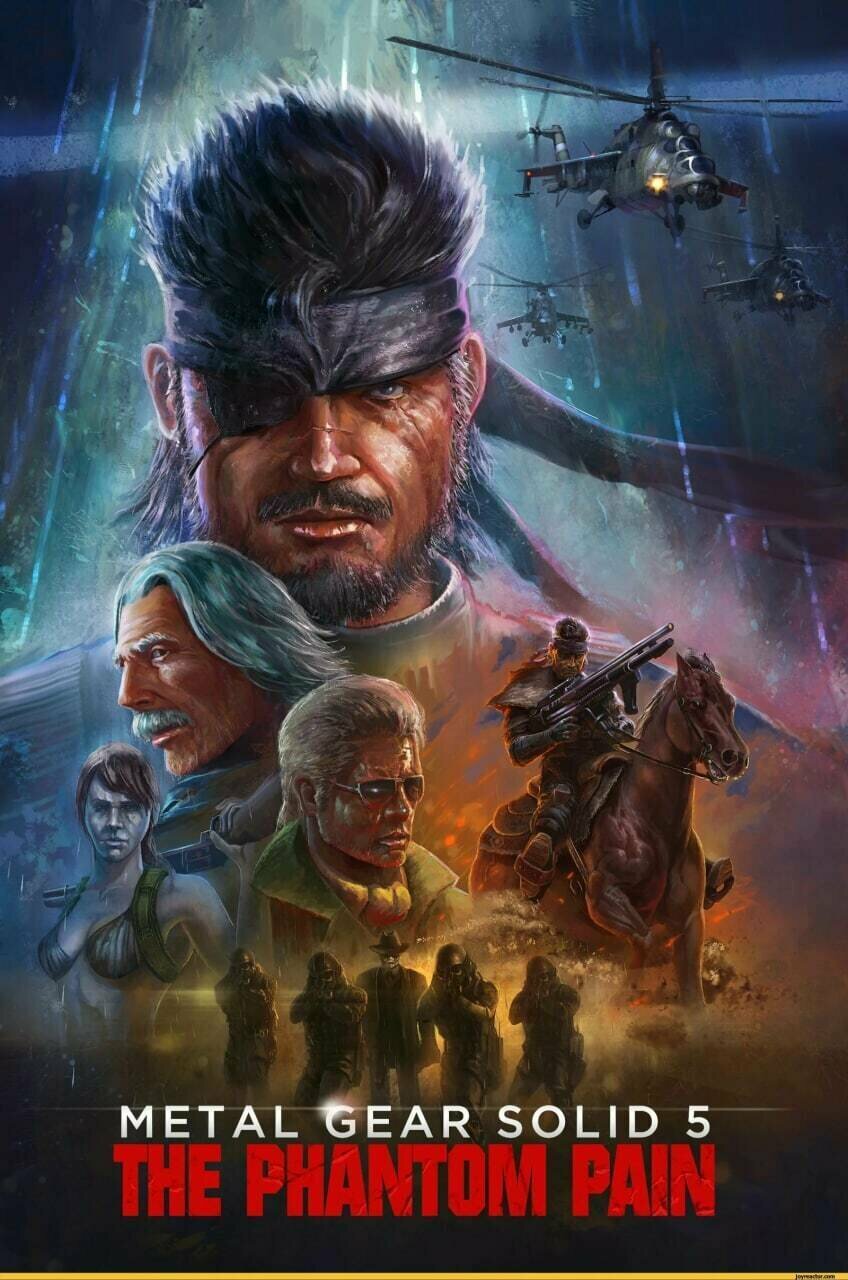 Плакат, постер Metal Gear Solid на бумаге, размер 30х42см