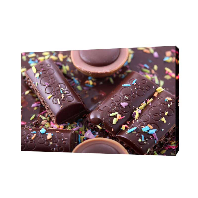Картина на холсте Шоколад и конфеты 50х70 см