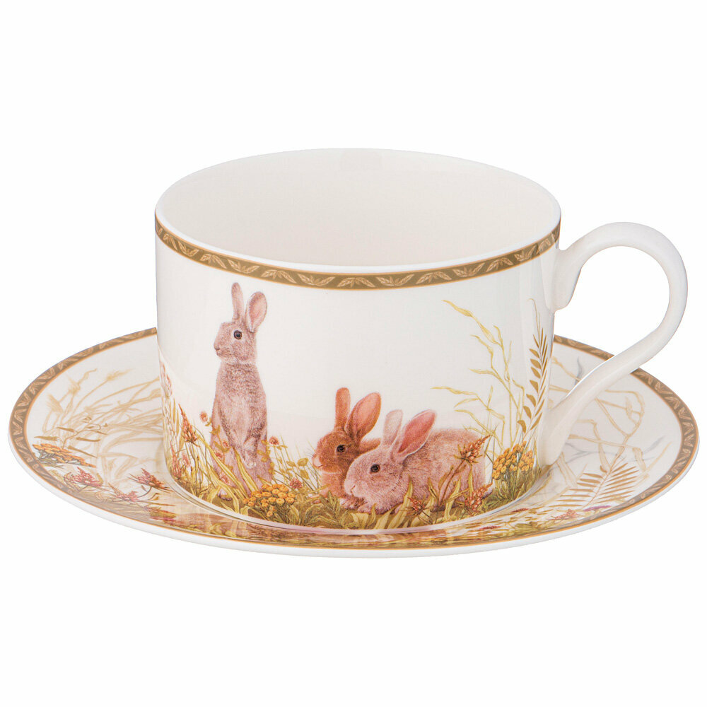 Чайная пара lefard охота 300 мл KSG-590-503