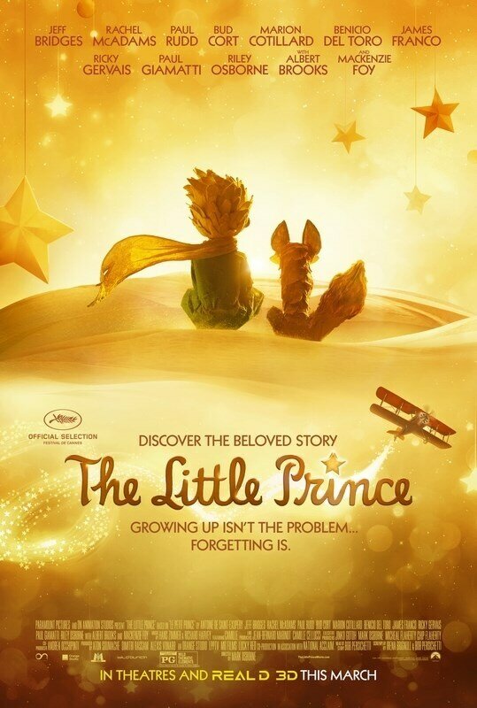 Плакат, постер Маленький принц (The Little Prince), Марк Осборн на бумаге, размер 21х30см