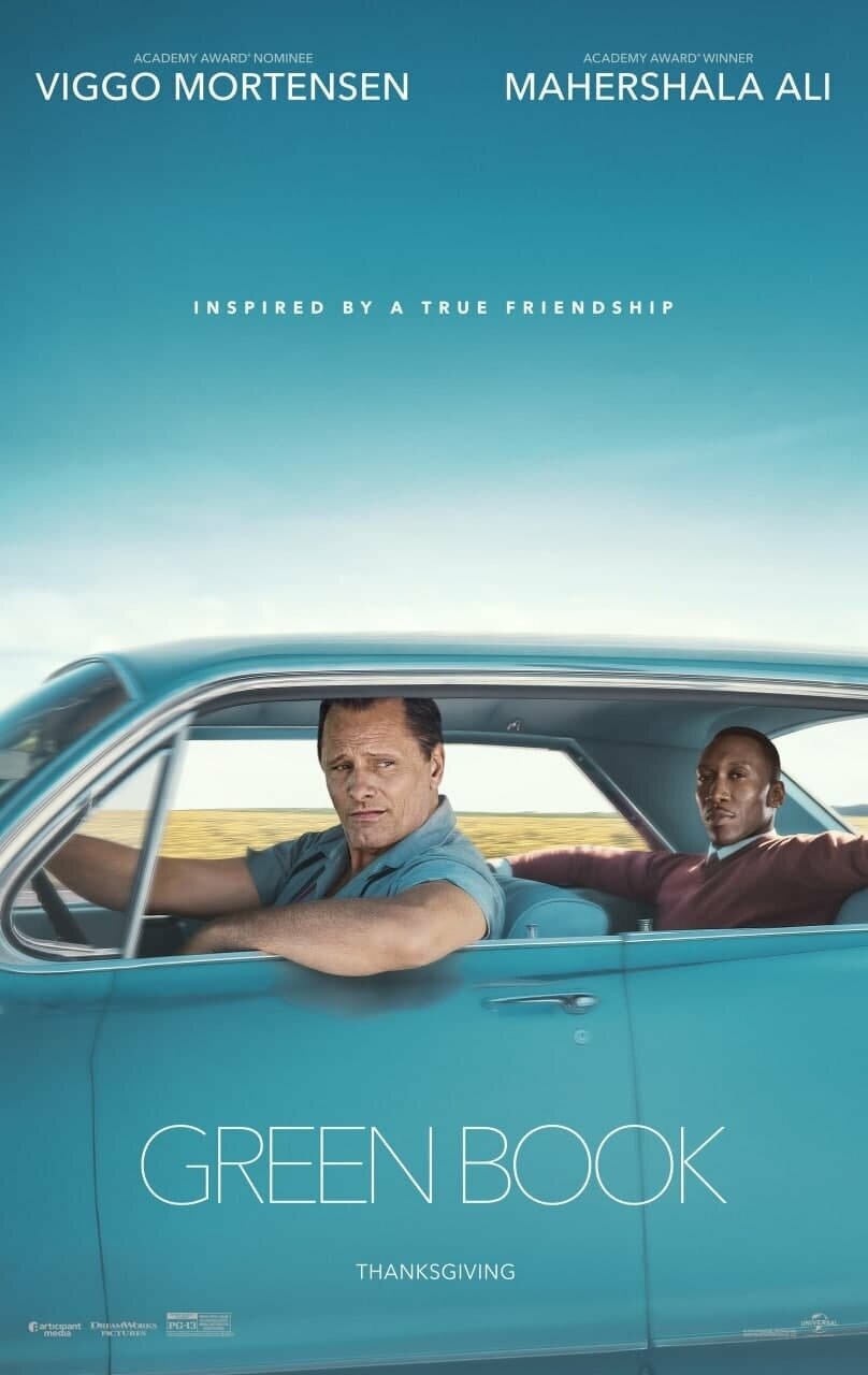 Плакат, постер Зеленая книга (Green Book, 2018г) на холсте, размер 42х60см