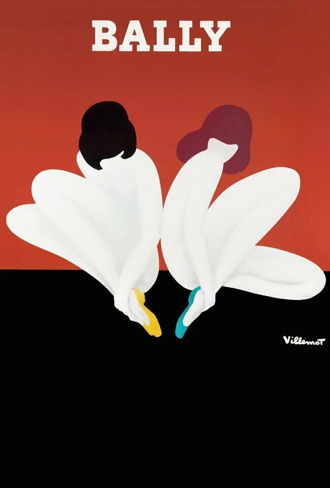 Плакат, постер Балли/Bally на холсте, размер 30х42см
