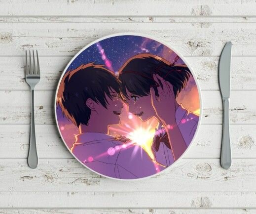 Тарелка по аниме Твоё Имя, Your Name №9