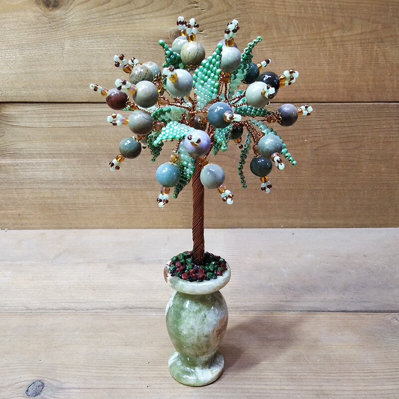 Дерево из яшмы «Эстетика дождя»