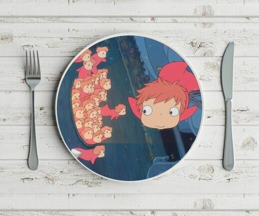 Тарелка Рыбка Поньо на Утёсе №6