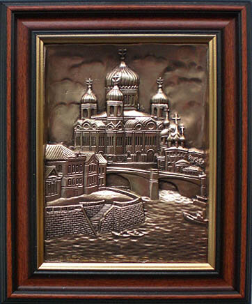 Картина Храм Христа Спасителя 20х25 см GAL-10-027/КР-24