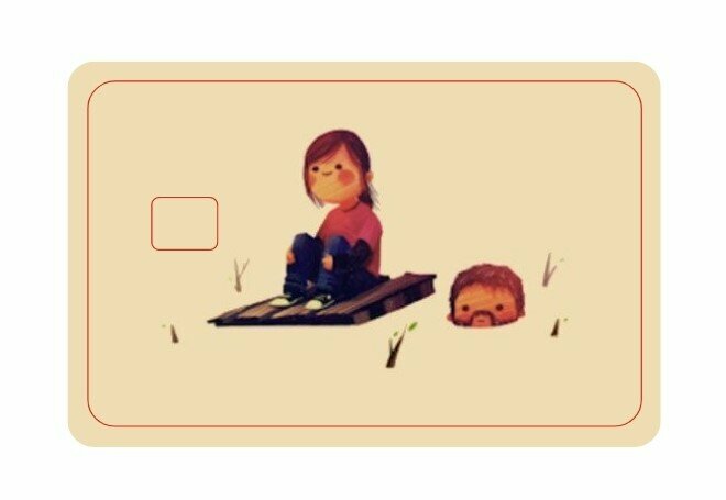 Наклейка на банковскую карту, стикер на карту, маленький чип, мемы, приколы, комиксы, стильная наклейка мемы