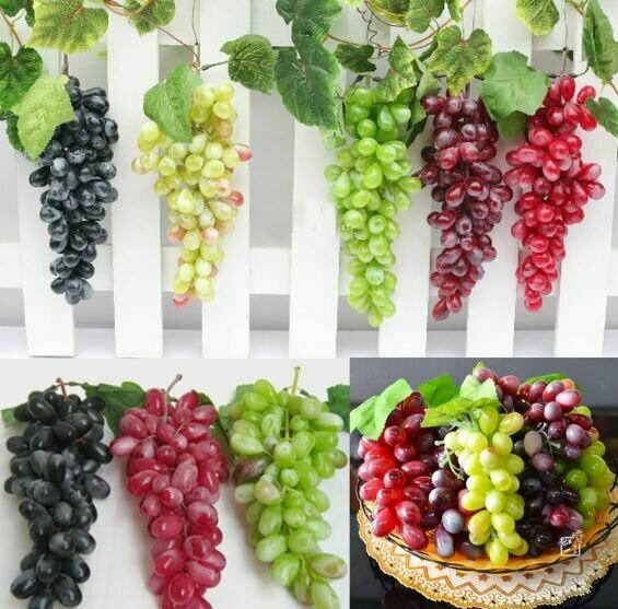 Набор Композиции из 3 видов Искусственных виноград + лианы (5 шт )
