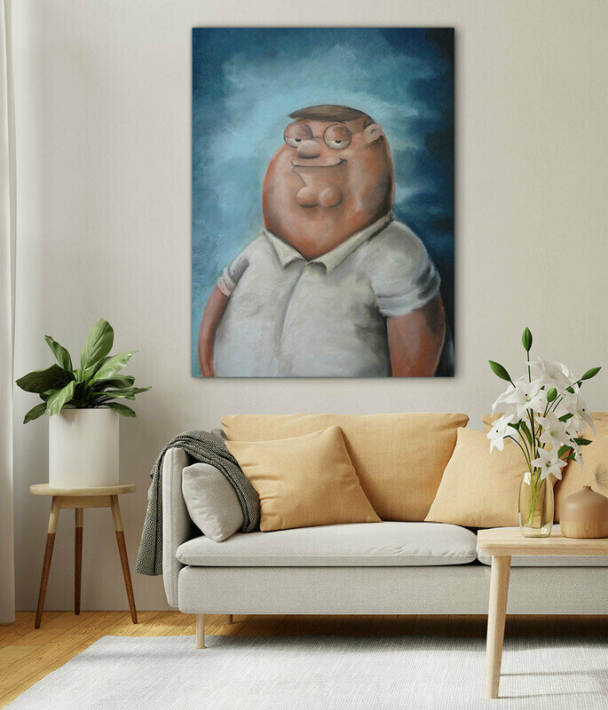 Интерьерная картина на холсте "Питер Гриффин арт" размер 22x30 см