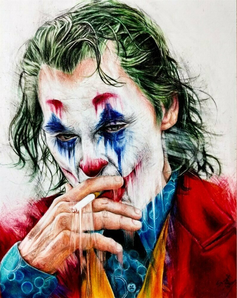 Плакат, постер Джокер (Jokerr), Тодд Филлипс на бумаге, размер 60х84см