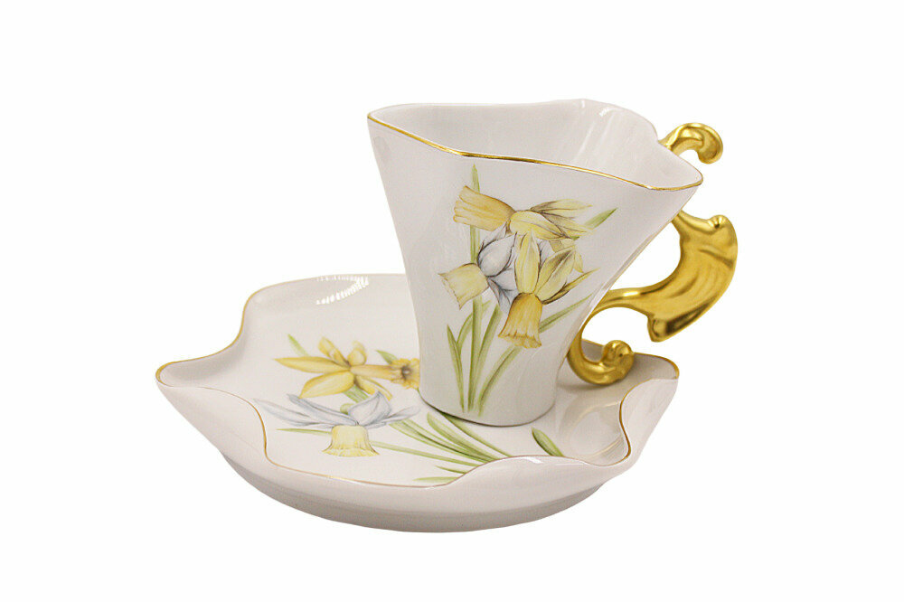 Чайная пара Rudolf Kampf Дали "Ирисы" 150 мл.